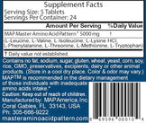 Master Amino Acid Pattern - 120 Tablets – MAP Aminos